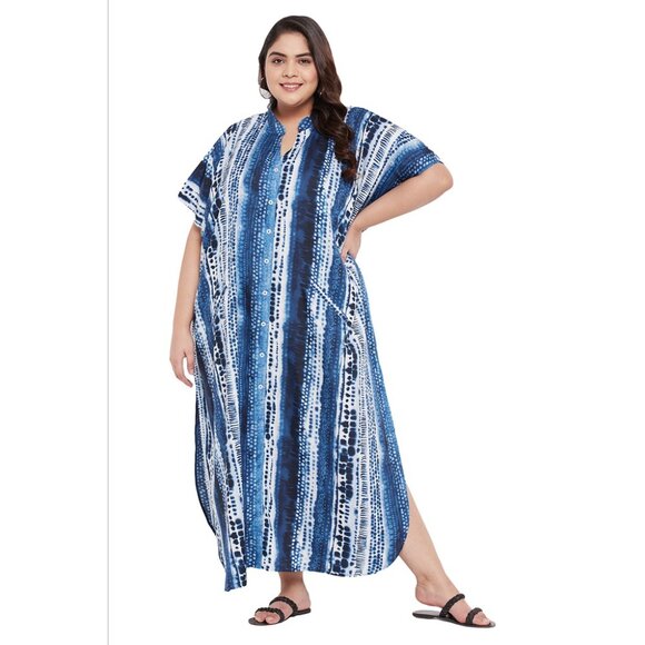 Gypsie Blu | Dresses | Gypsie Blu Button Down Side Slit Plus Size ...